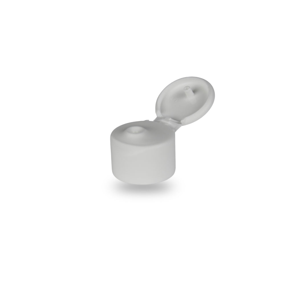 White Flip Top Cap - Smooth - 24mm (24/410) – Craft 360