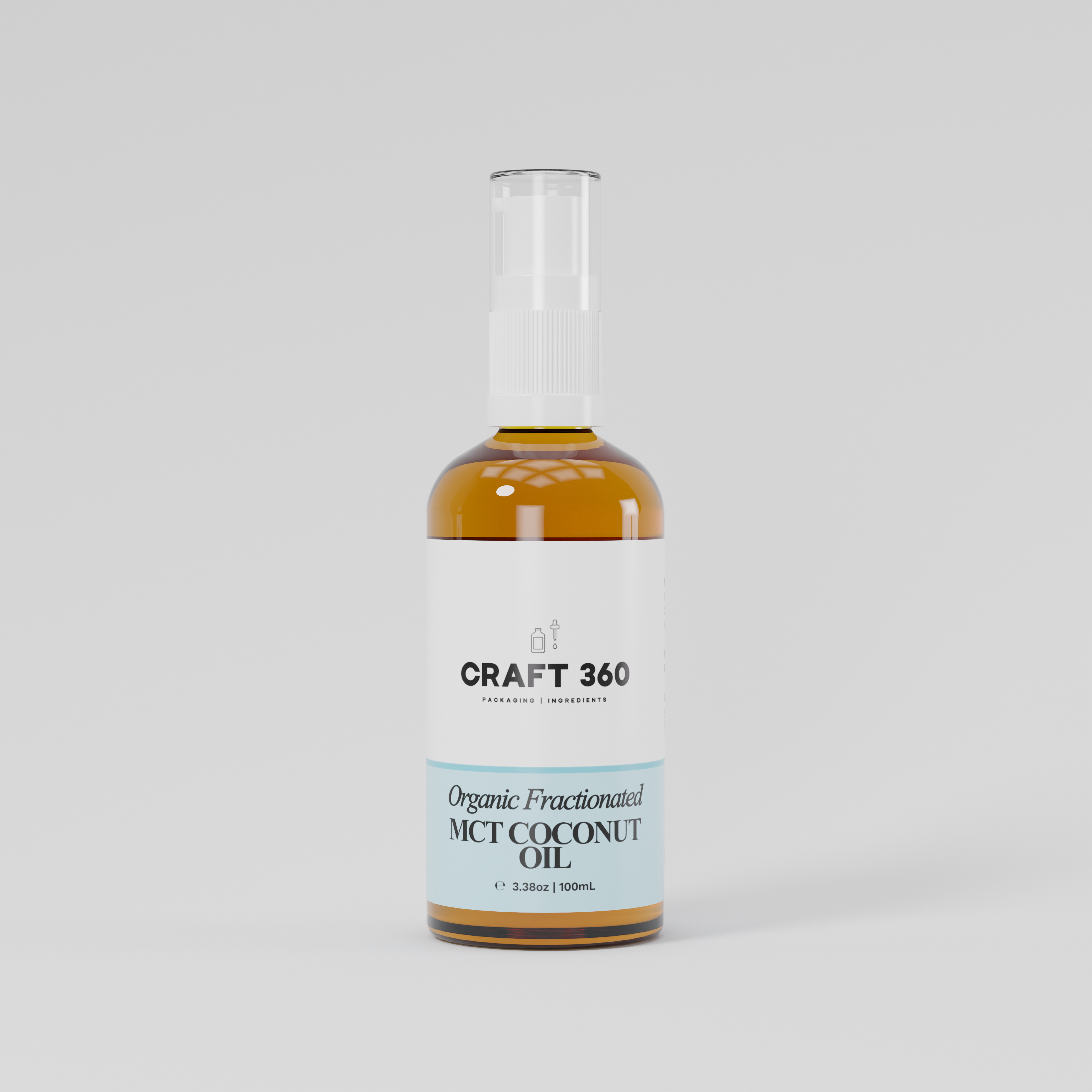 Organic Fractionated Coconut MCT Oil - Premium Carrier Oil – Craft 360