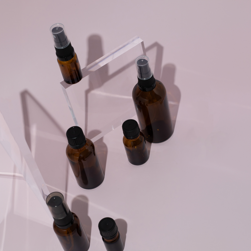 10ml Amber Glass Bottle - (Atomiser/Spritzer) - 18mm – Craft 360
