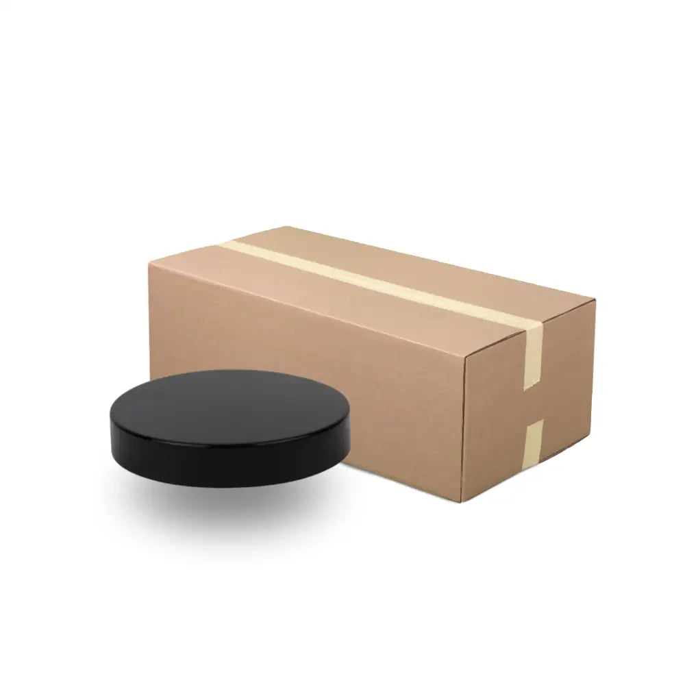 Black Cap Plastic Jar Lid (89mm) - Wadded - Bulk Pricing – Craft 360